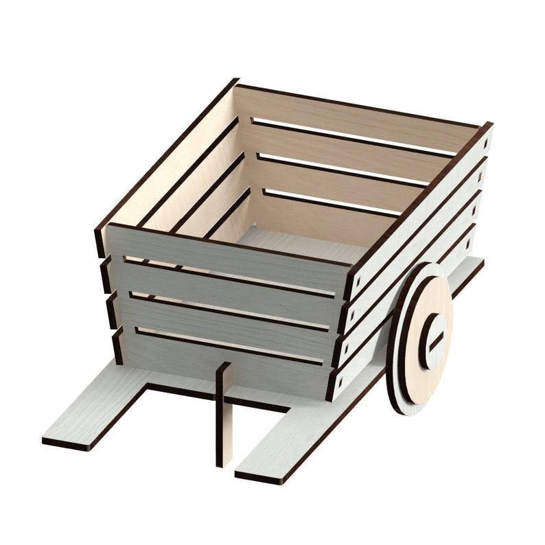 Flower Cart Laser Cut Files Svgdxfpdfaicdreps Laser - Etsy