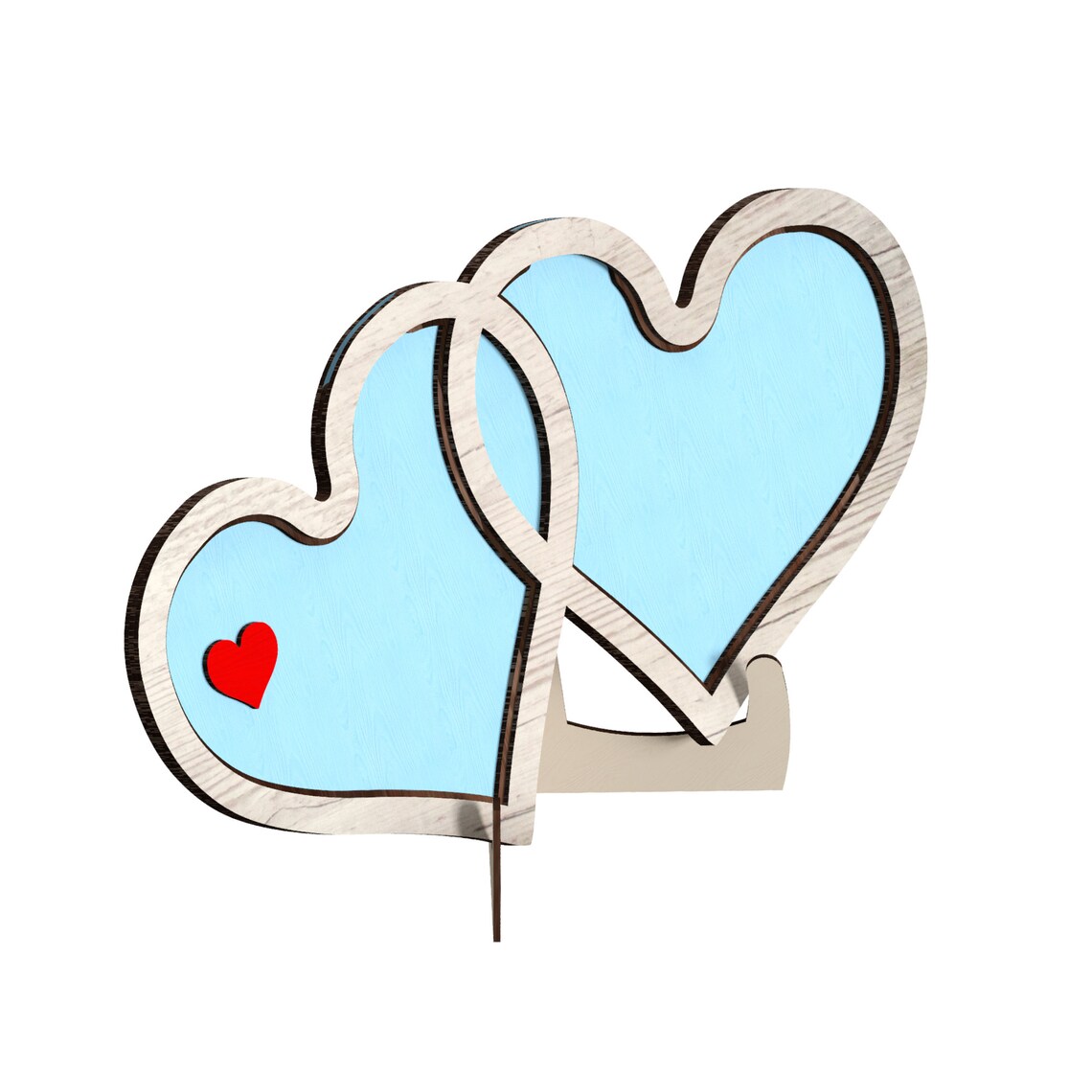 Wedding Heart Drop Box, Laser Cut Files - Svg+dxf+pdf+ai+cdr+eps ...