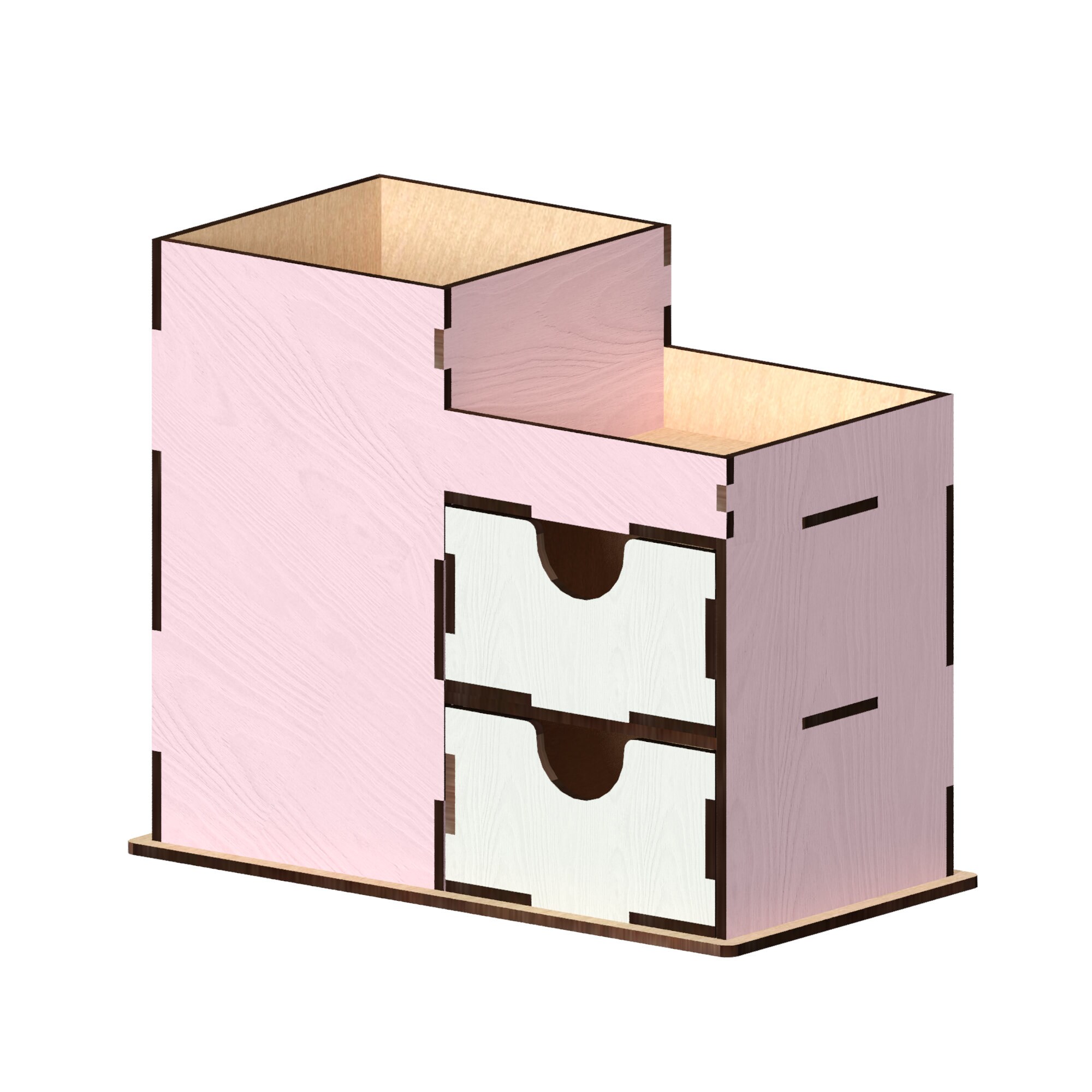 Pen and Pencil Holder Laser Cut Files Laser Cut Template | Etsy