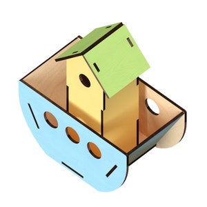 Ark Box,laser Cut Files, Laser Cut Template, Vector for Laser, Laser ...