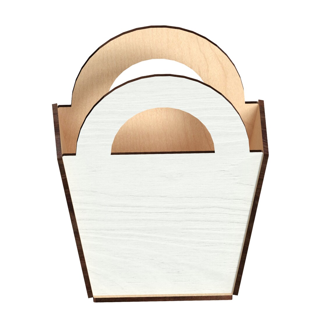 Laser Cut Bag Box Pattern: CNC Vector Template (digital Download) - Etsy