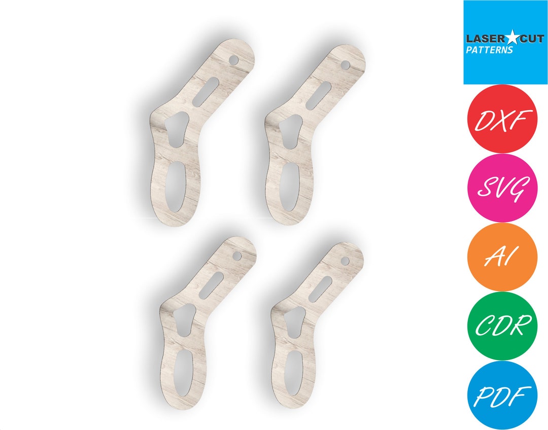 Sock Blockers Laser Cut Files Laser Cut Template Vector for - Etsy