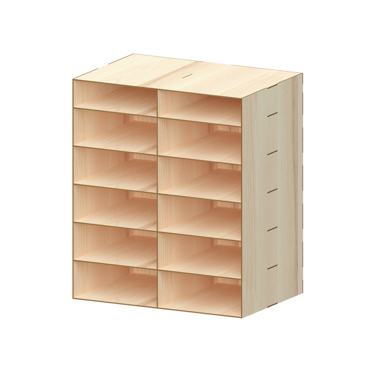 Shelf with Divisions Laser Cut Files SvgDxfPdfAiCdrEps | Etsy