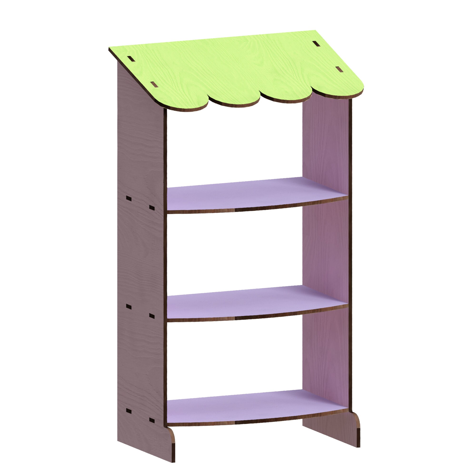 3 Tiers Shelflaser Cut Files Laser Cut Template Vector for - Etsy