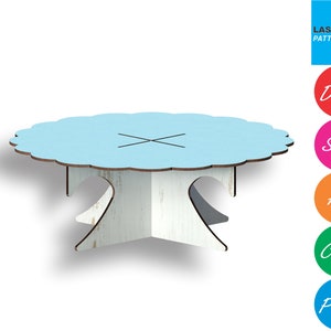 Cake Standlaser Cut Files Laser Cut Template Vector for - Etsy