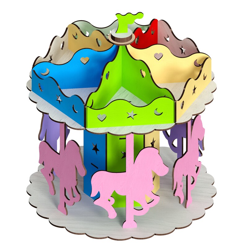 Candy Bar Carousellaser Cut Files Laser Cut Template Vector - Etsy