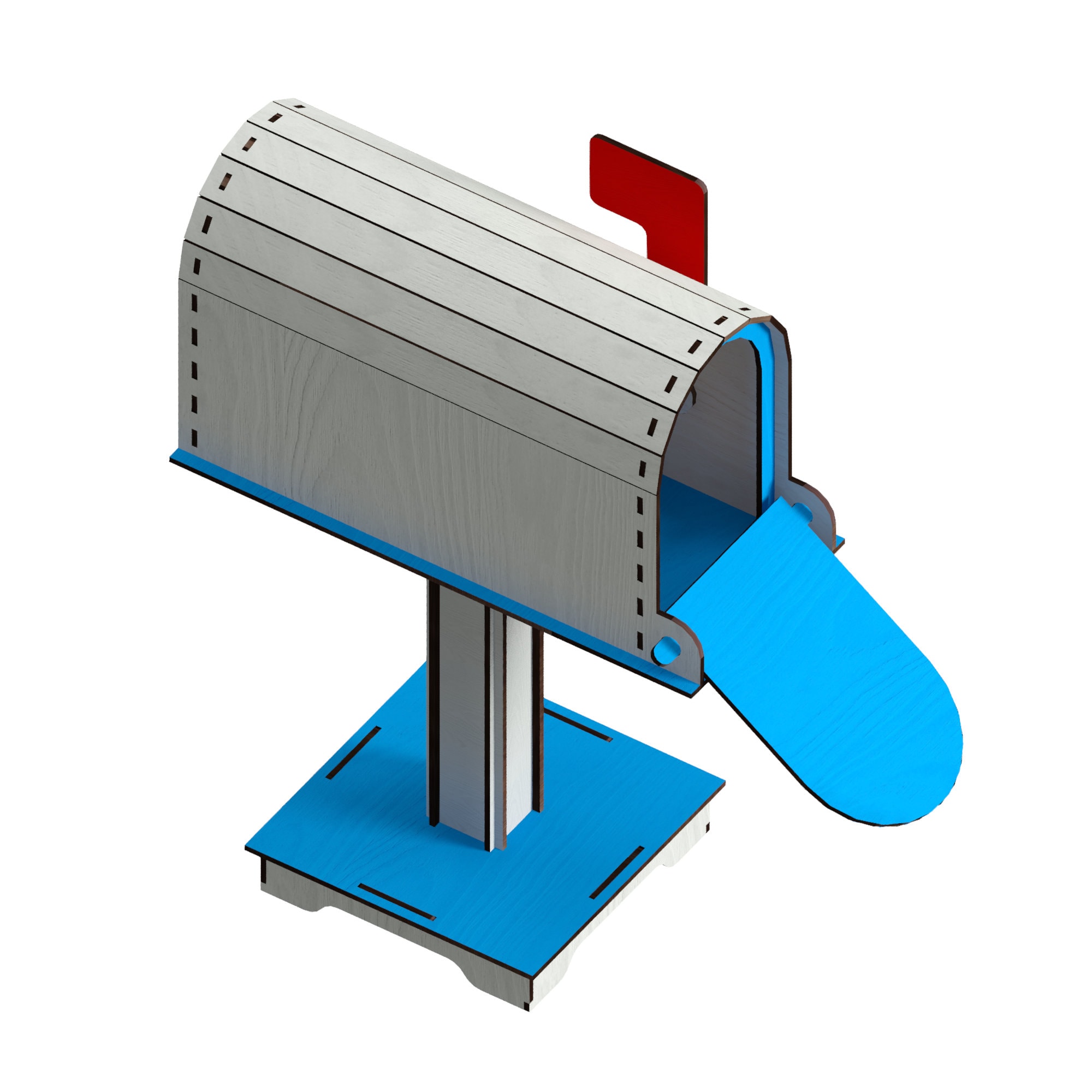 Mailbox Laser Cut Files, Vector Plans (digital Download) - Etsy