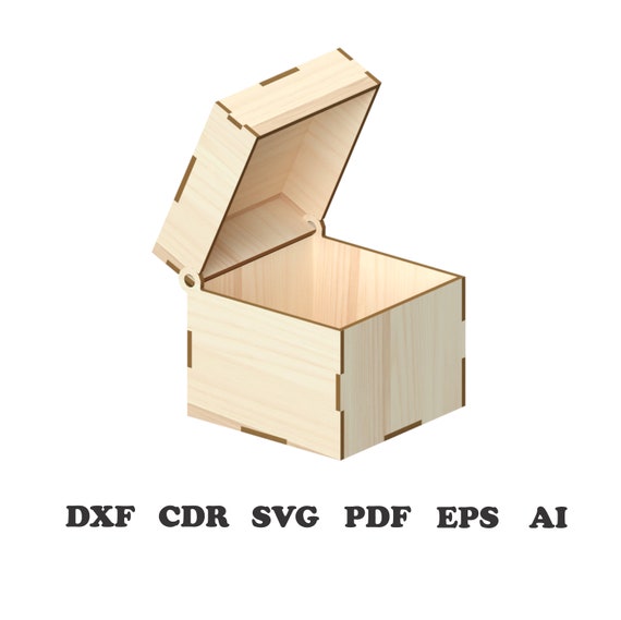 Box with Lid Laser Cut Files laser cut template laser cut | Etsy