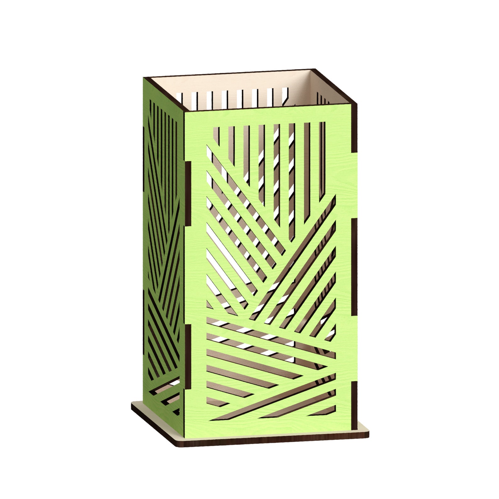 Pen Holder Laser Cut Files Svgdxfpdfaicdreps Laser - Etsy