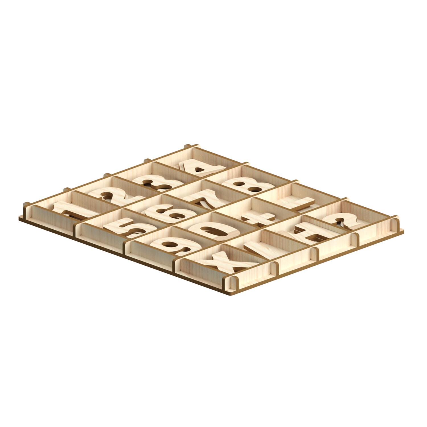 Educational numbers Laser Cut Files SvgDxfPdfAiCdrEps | Etsy