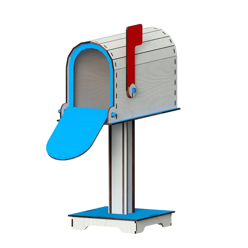Mail Box Laser Cut Files Svgdxfpdfaicdreps Laser - Etsy