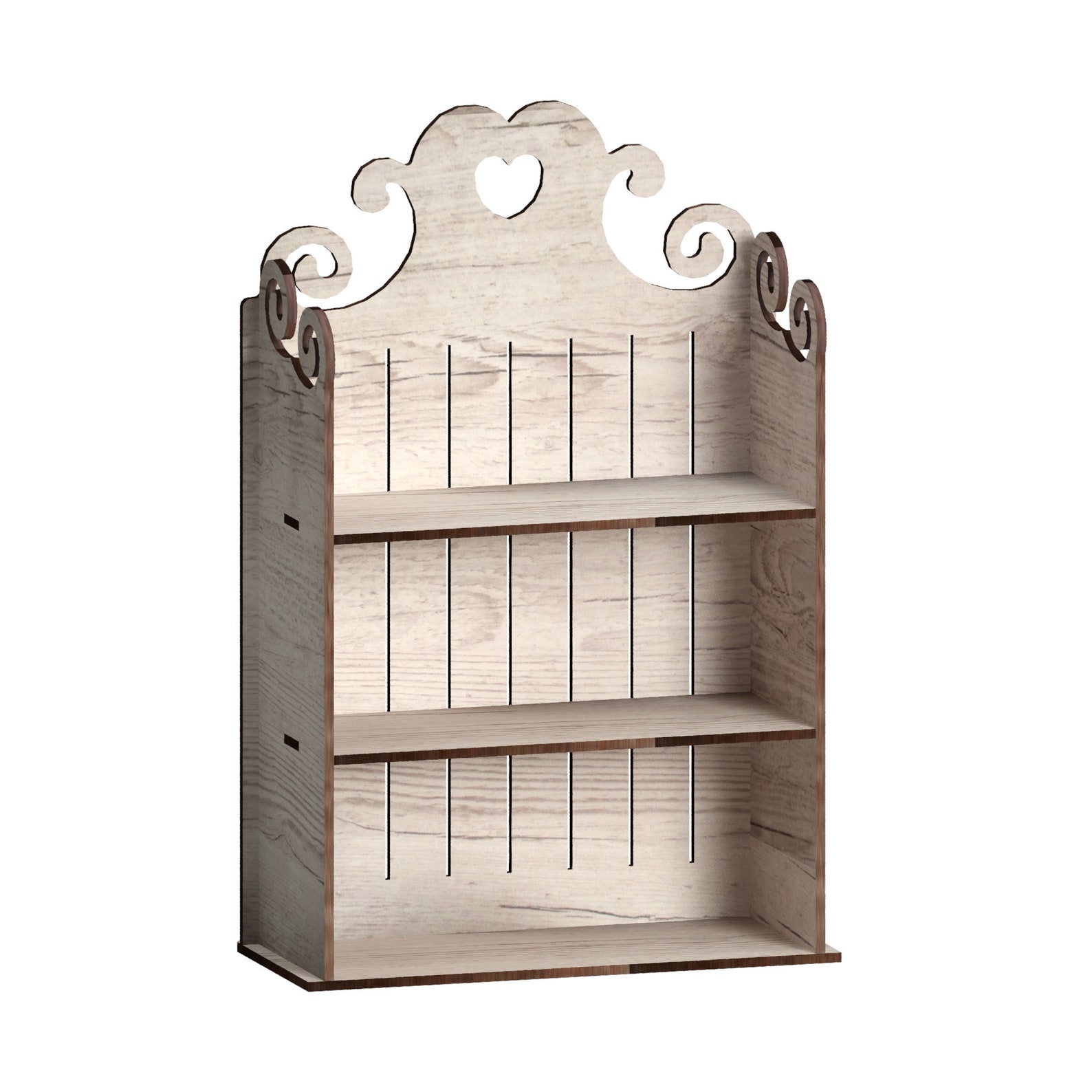 Vintage Shelflaser Cut Files Laser Cut Template Vector for | Etsy