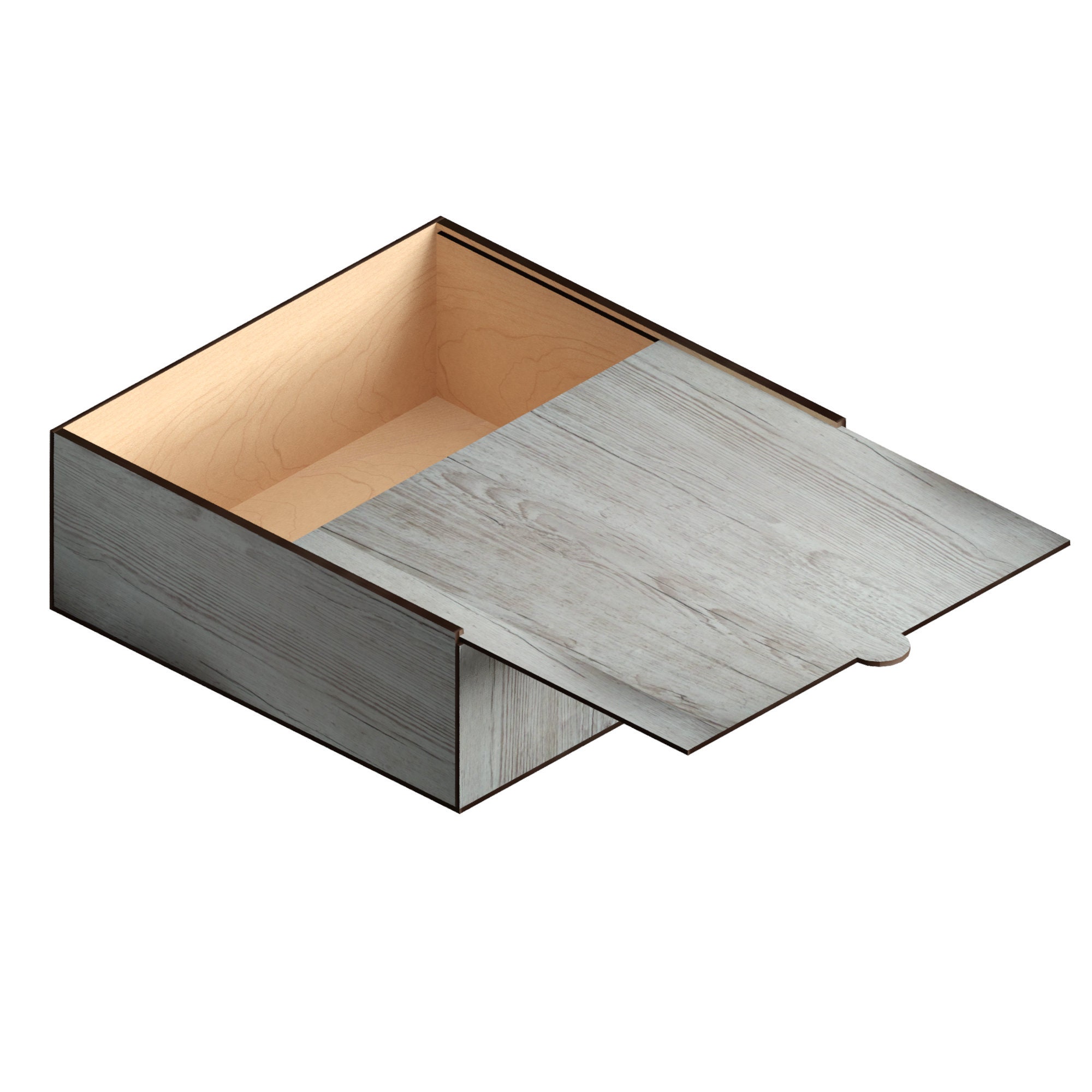 Box With Sliding Lid,pattern Vector for Laser Cutting Cnc,svg,laser Cut ...