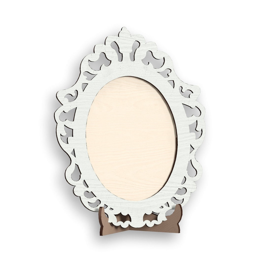 Vintage Picture Frame, Laser Cut Files - Svg+dxf+pdf+ai+cdr+eps - Laser ...