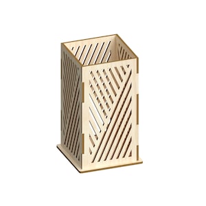 Pen and Pencil Holder Laser Cut Files | Etsy