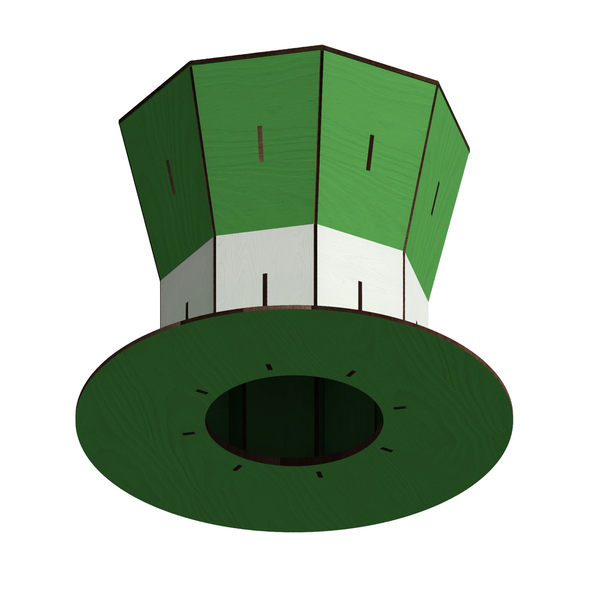 Medium Hatlaser Cut Files Laser Cut Template Vector for | Etsy