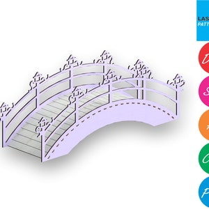Bridge Model Laser Cut Files Svgdxfpdfaicdreps Laser - Etsy