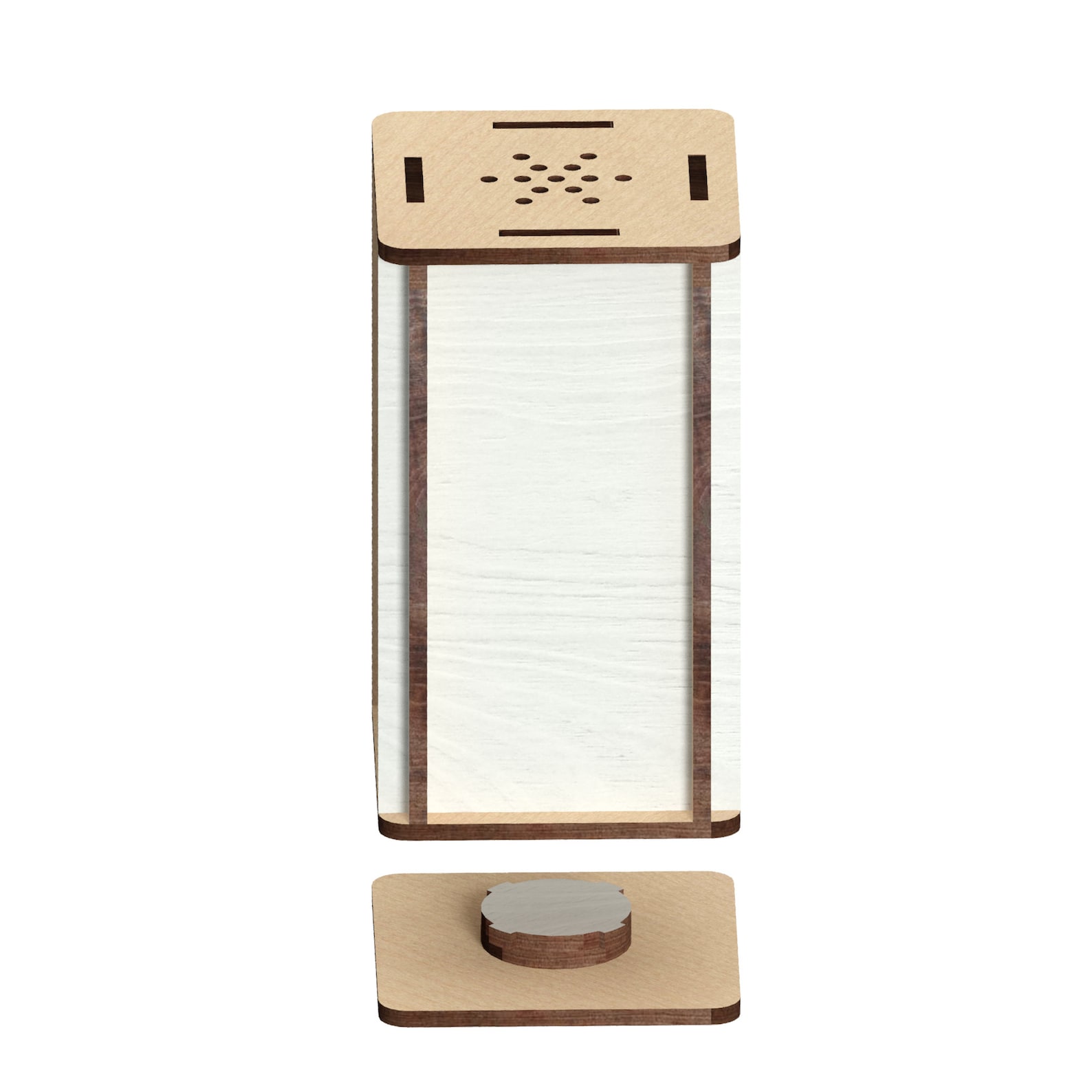 Salt Shaker Pattern Vector for Laser Cutting Cncsvglaser - Etsy