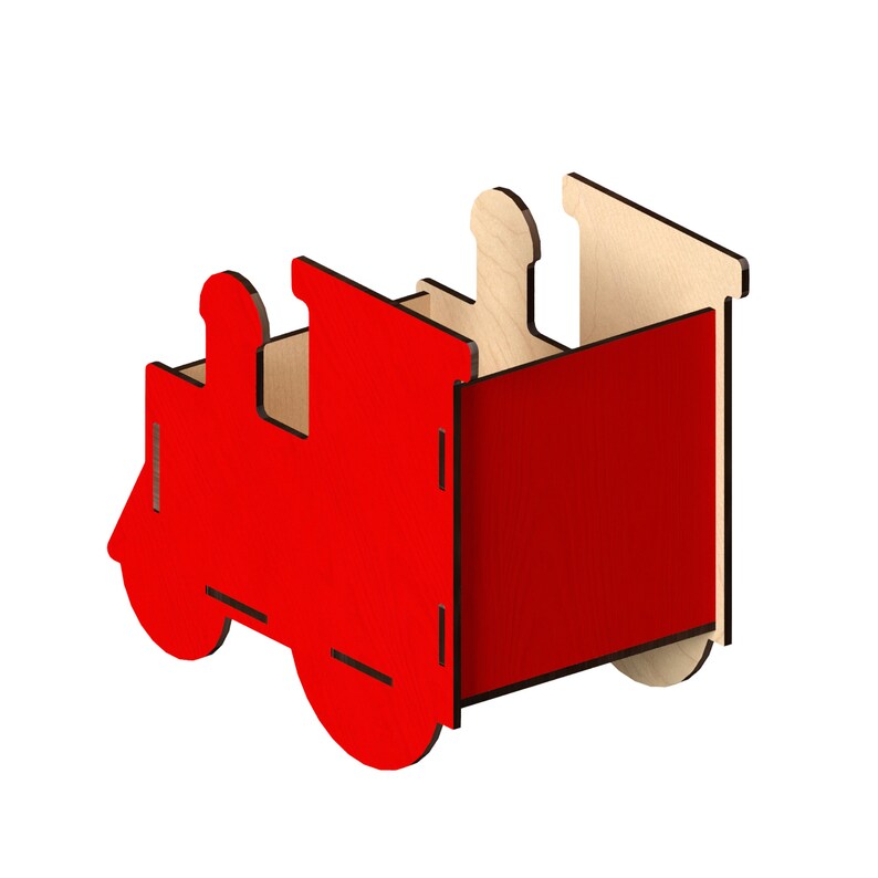 Train Boxlaser Cut Files Laser Cut Template Vector for | Etsy