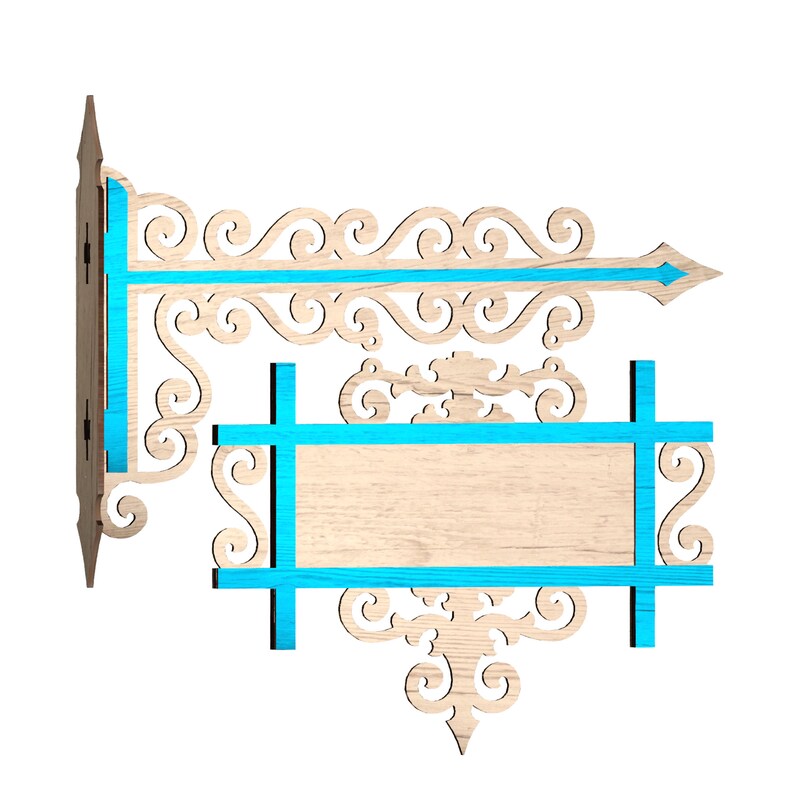 Hanging Wedding Sign Laser Cut Files Svgdxfpdfaicdreps | Etsy