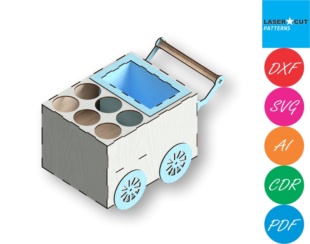 Beer Cart Laser Cut Files Laser Cut Template Laser Cut - Etsy