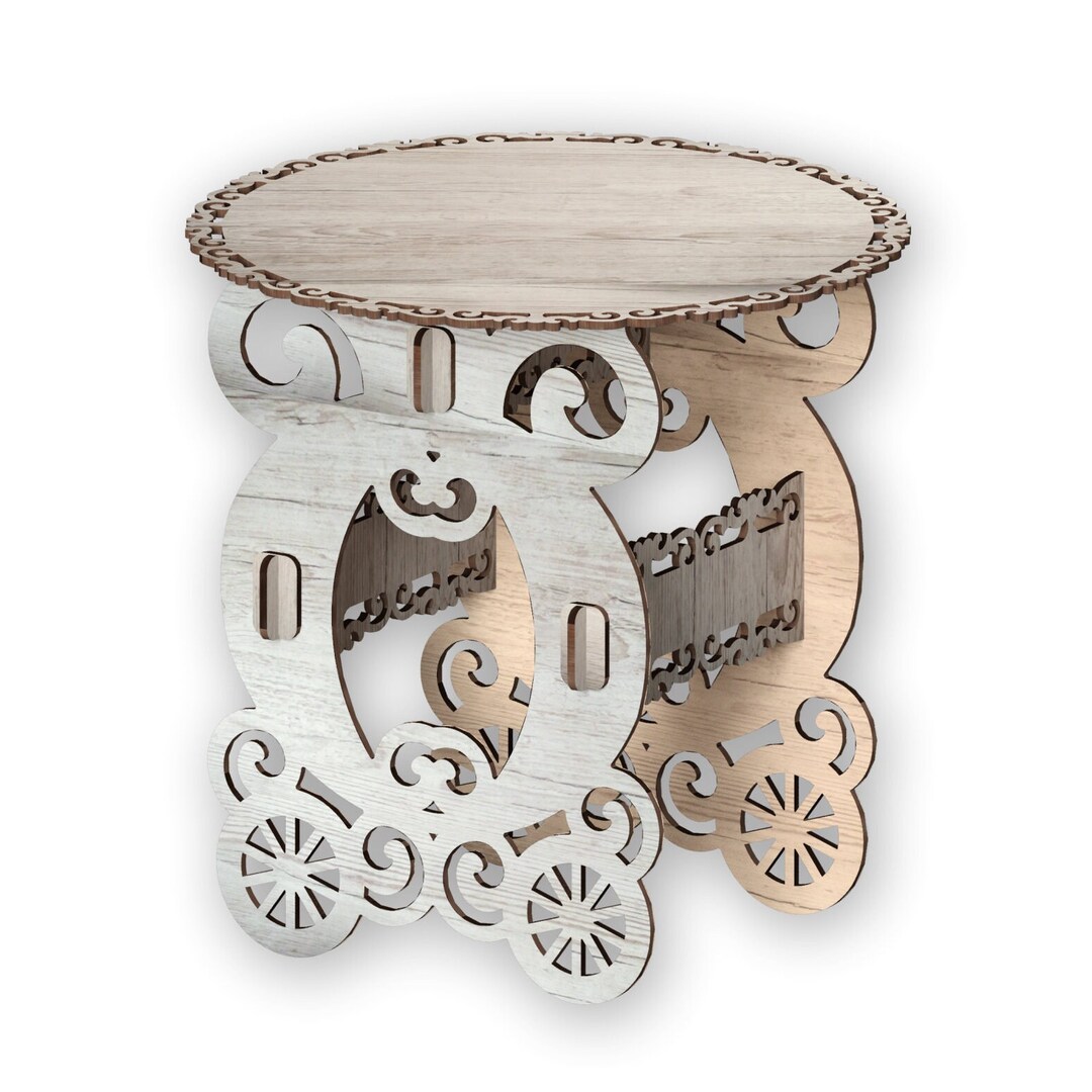 Carriage Table,laser Cut Files, Laser Cut Template, Vector for Laser ...