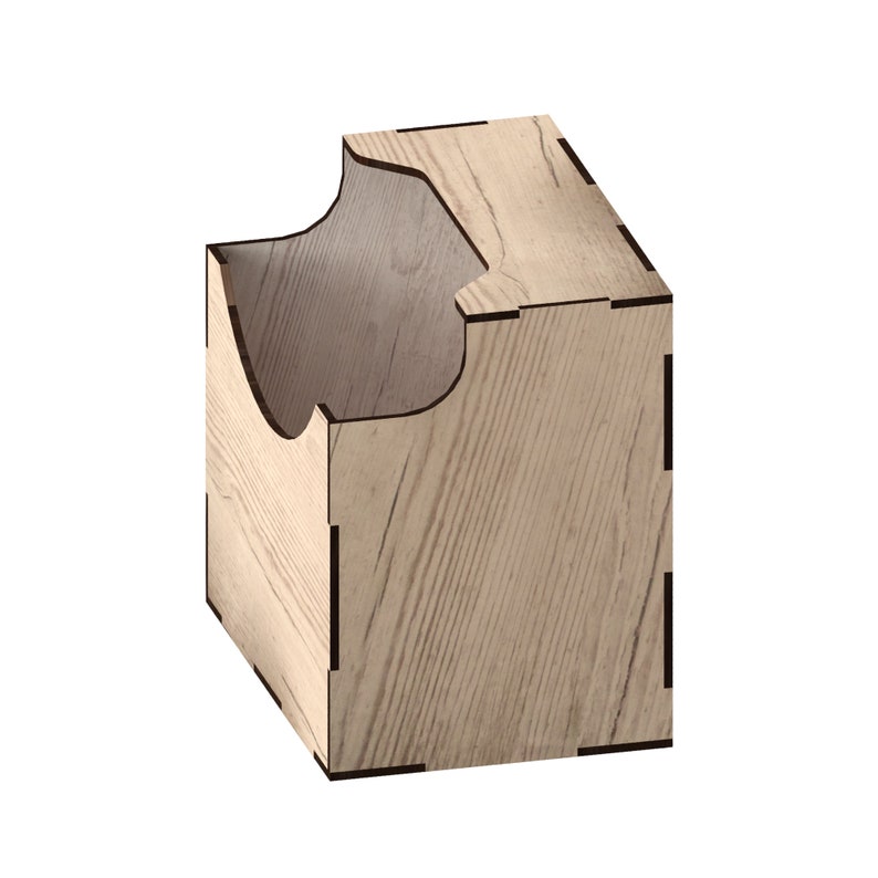 Napkin Holder Laser Cut Files: SVG DXF PDF (instant Download) - Etsy