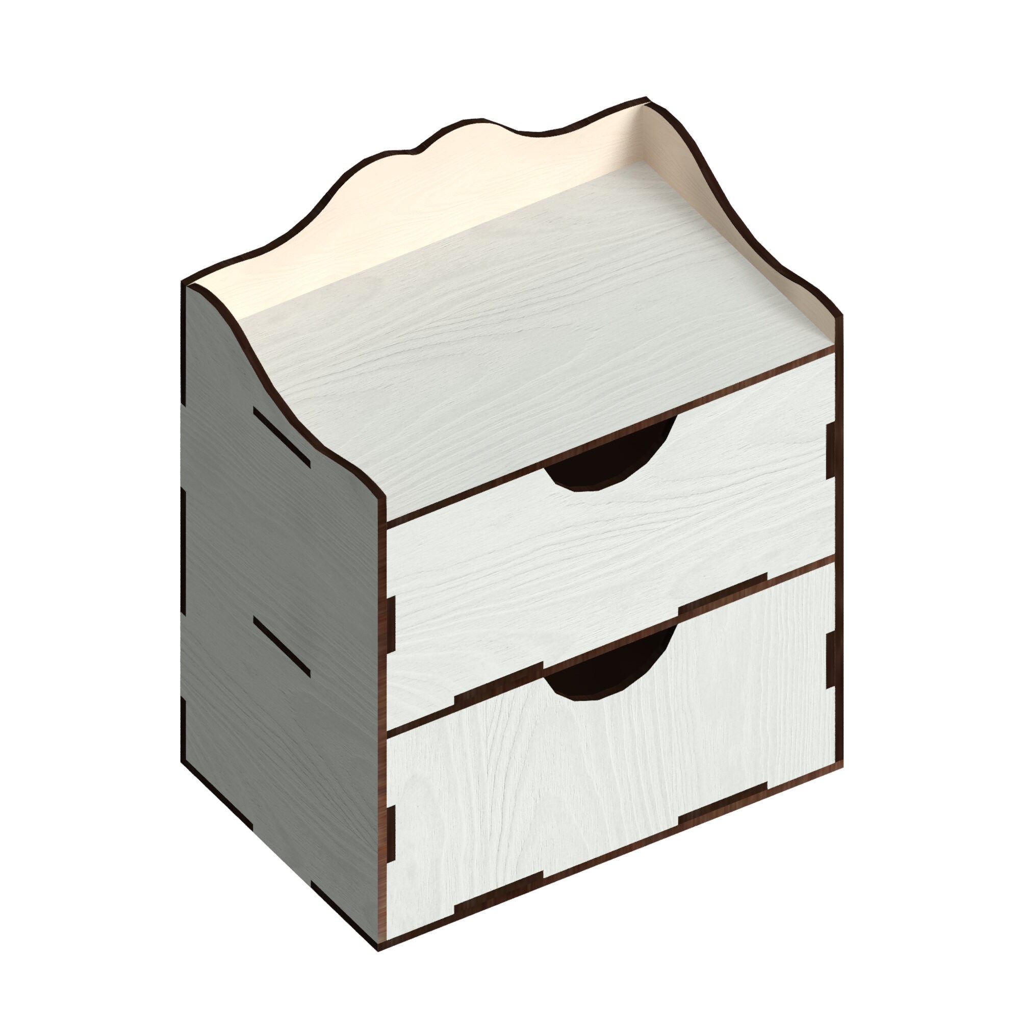 Desktop Drawer Laser Cut Files Svgdxfpdfaicdreps | Etsy