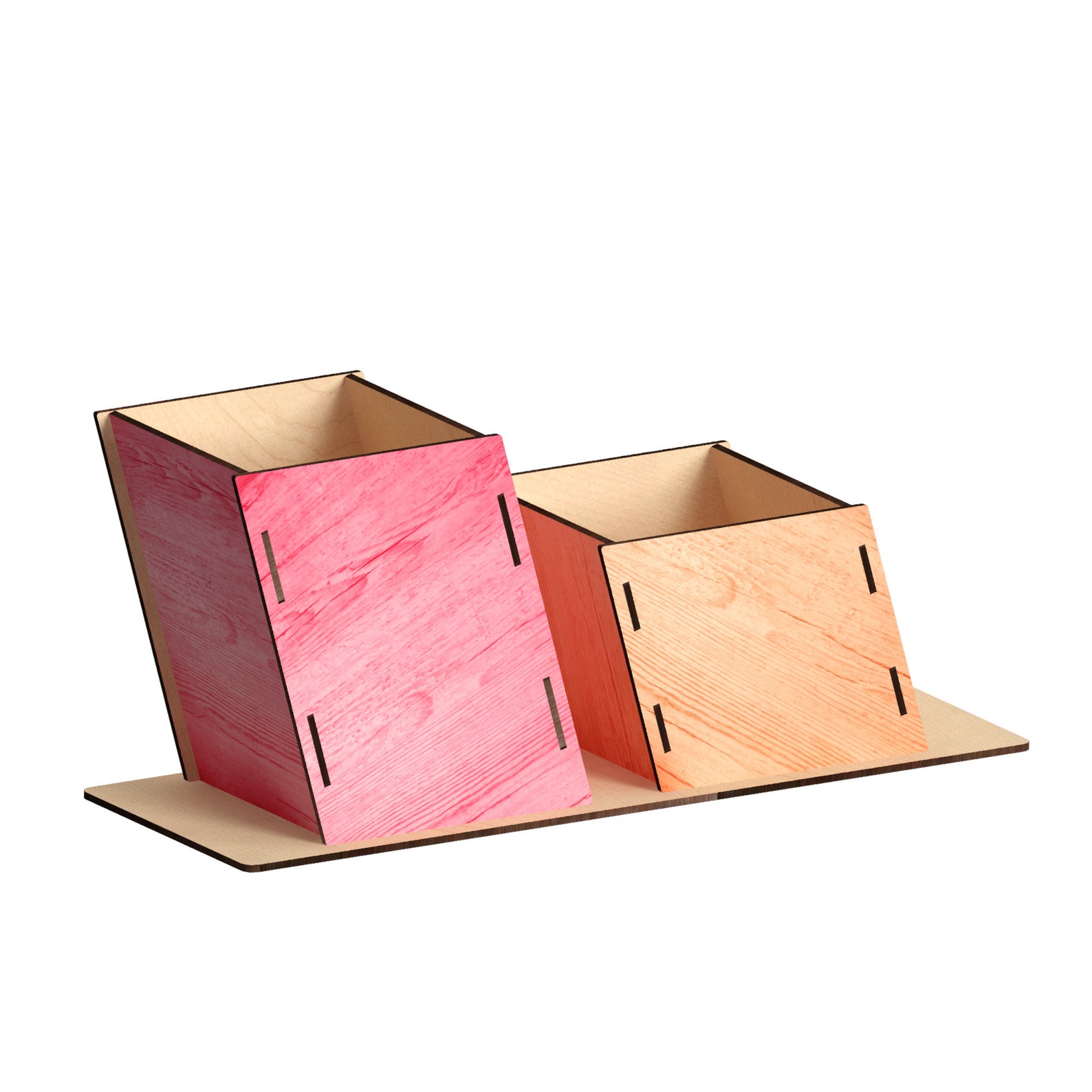 Pen Holders Laser Cut Files Svgdxfpdfaicdreps Laser - Etsy