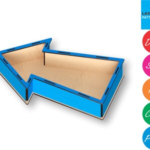 Arrow Box Laser Cut Files Laser Cut Template Laser Cut - Etsy