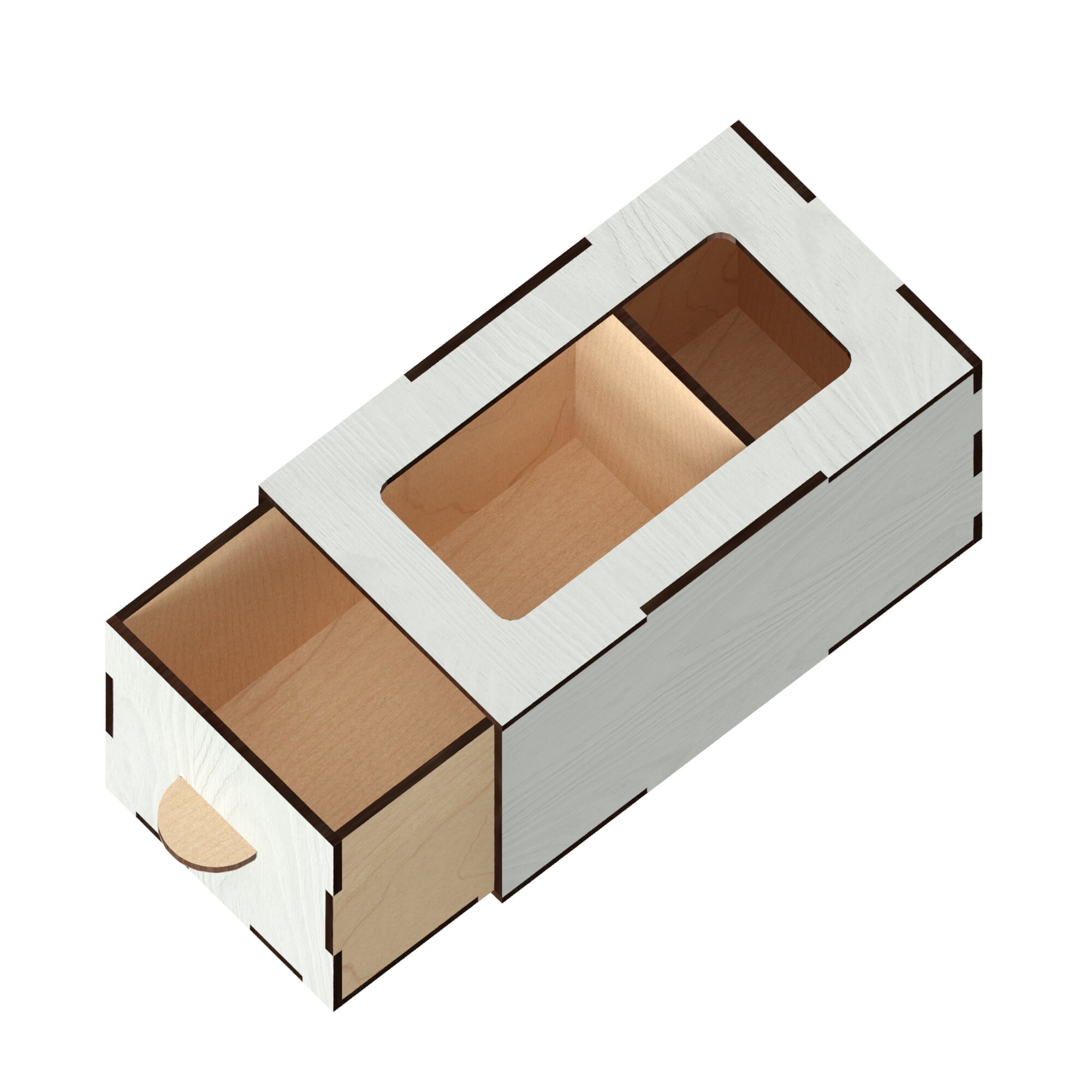 Tea Box Teabox Laser Cut Files Laser Cut Template Laser | Etsy