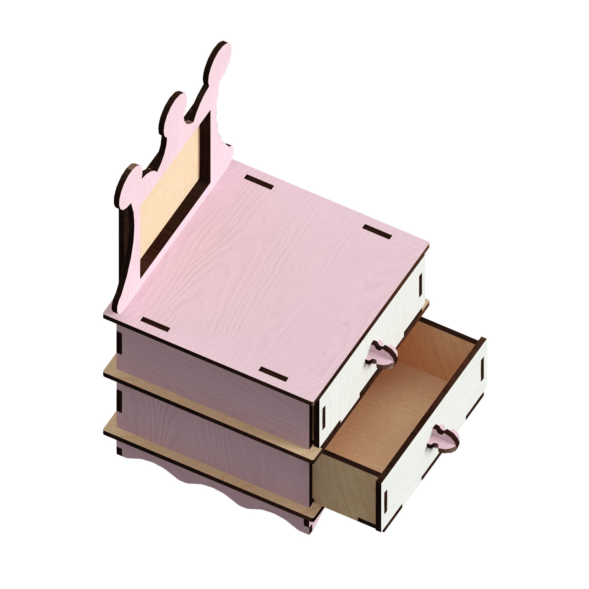 Drawer Box Laser Cut Files Laser Cut Template Laser Cut | Etsy