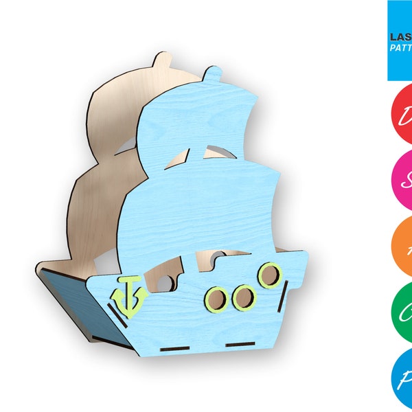 Laser Cut Ship Models - Etsy