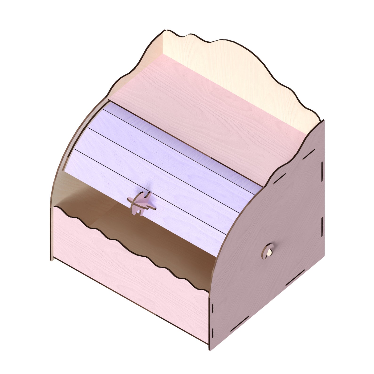 Breadbox Laser Cut Files Laser Cut Template Laser Cut | Etsy