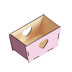 Flower Box, Laser Cut Files, Laser Cut Template, Laser Cut Pattern ...