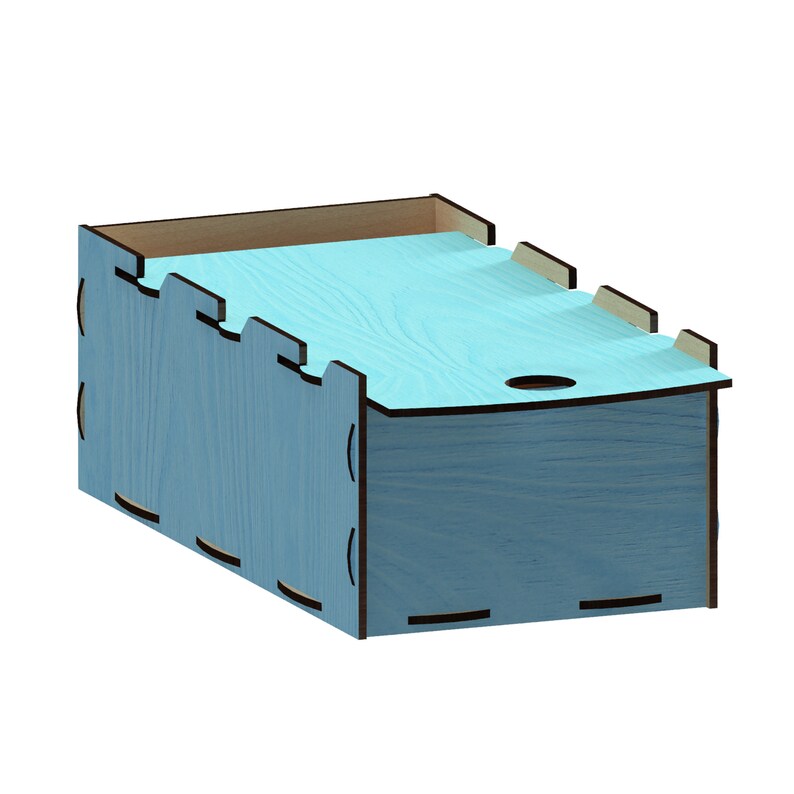 Box With Sliding Lid Laser Cut Files Laser Cut Template - Etsy