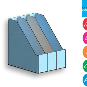 File Holderlaser Cut Files Svgdxfpdfaicdreps Laser | Etsy