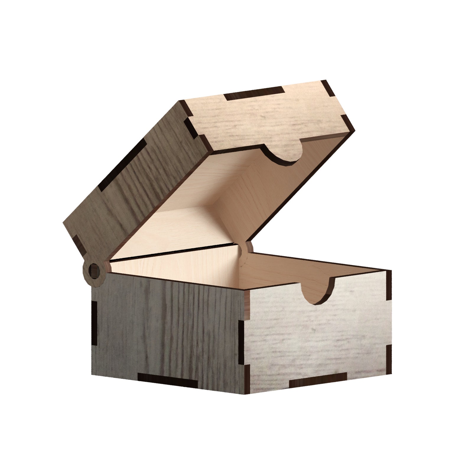 Box with Lid Laser Cut Files laser cut template laser cut | Etsy