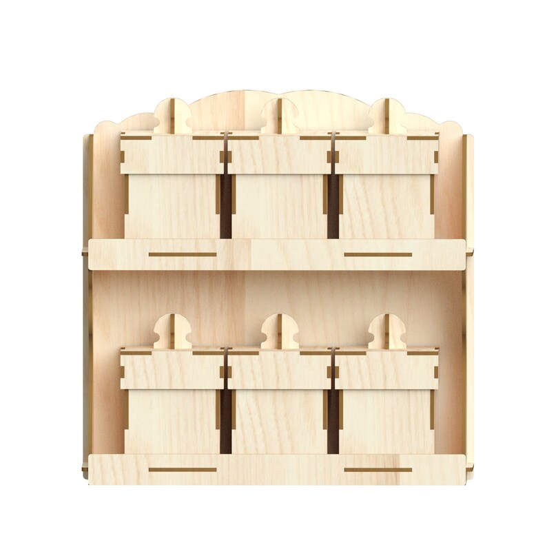 Spice Rack Laser Cut Files laser cut template laser cut | Etsy