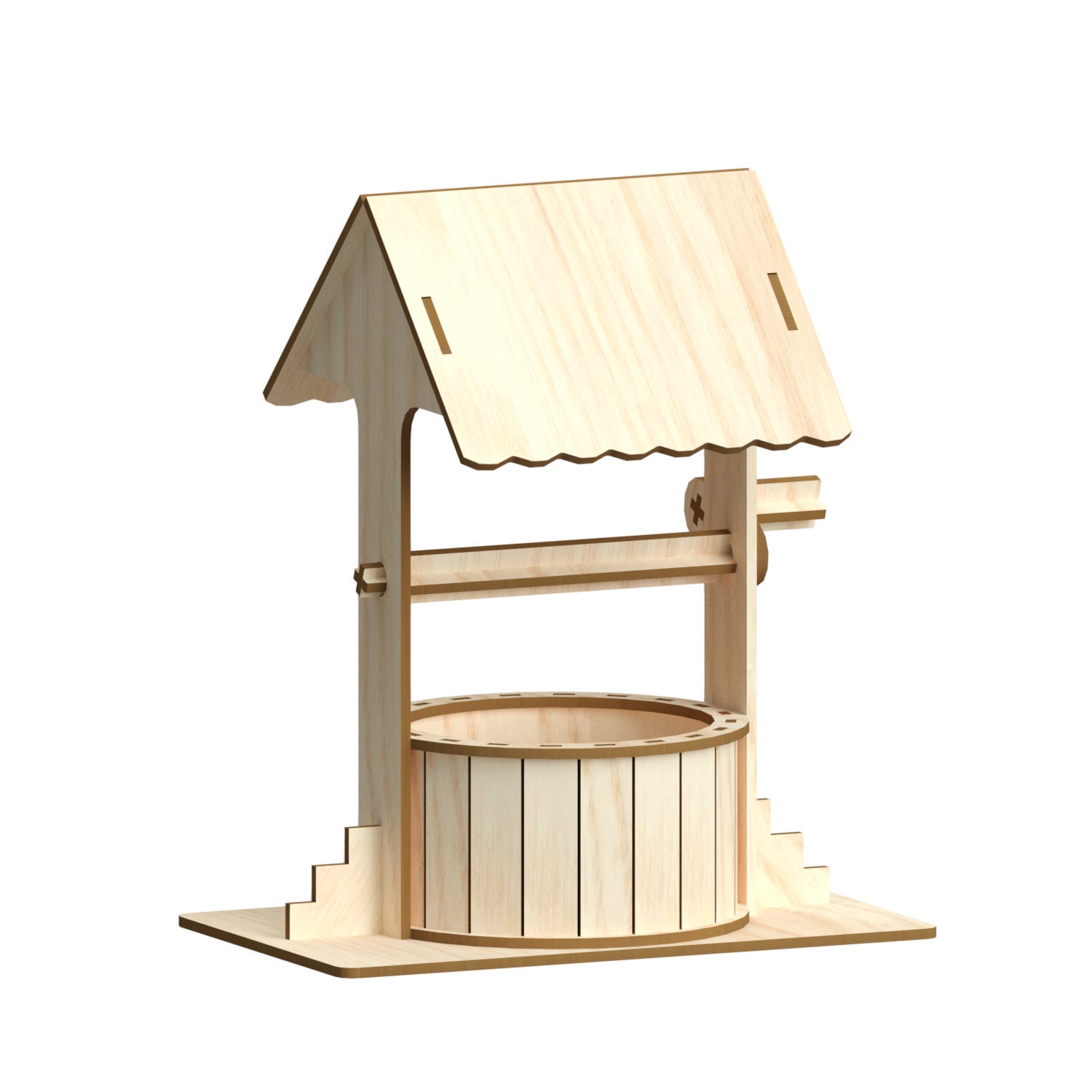 Well Centerpiece Laser Cut Files SvgDxfPdfAiCdrEps | Etsy