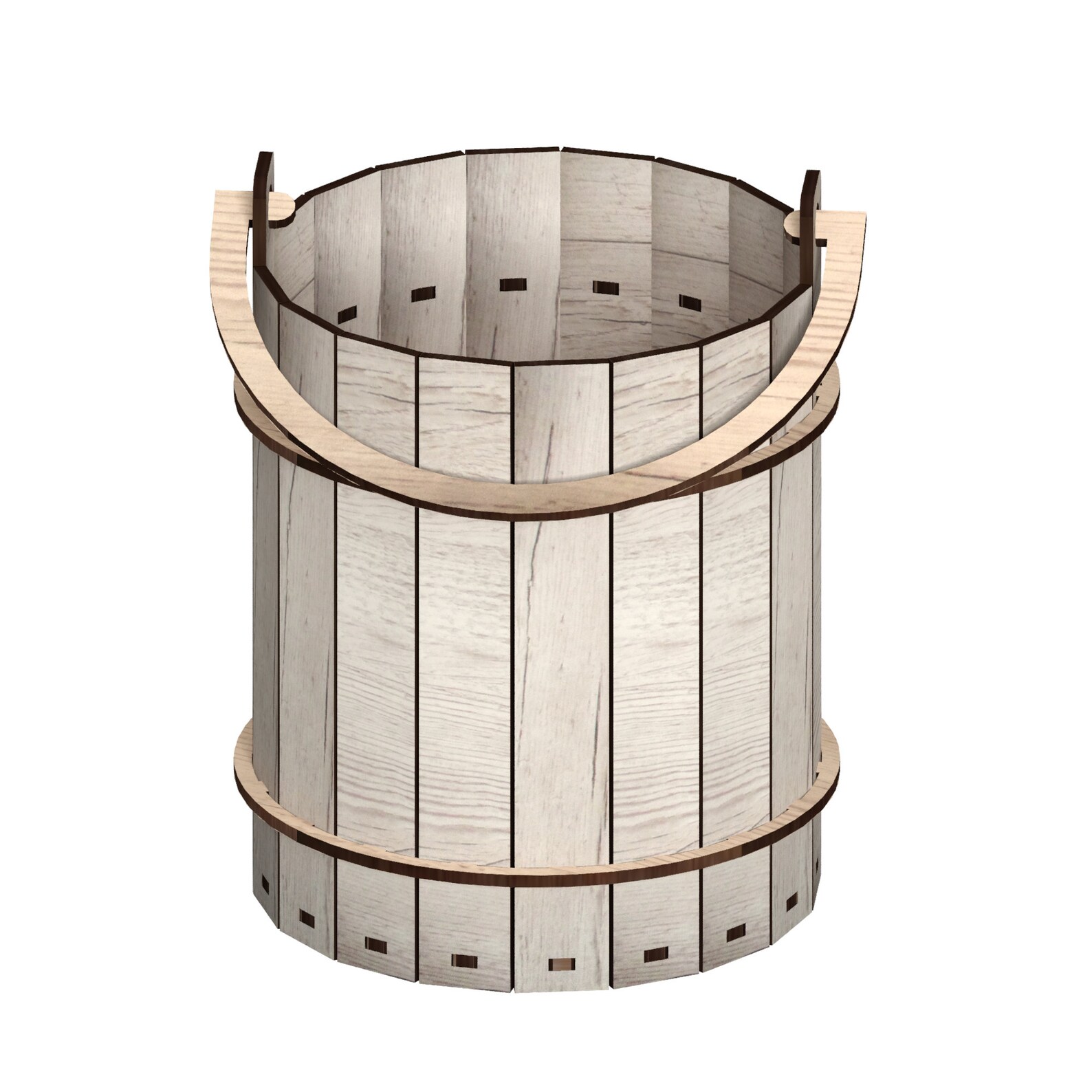 Little Bucketlaser Cut Files Svgdxfpdfaicdreps Laser | Etsy