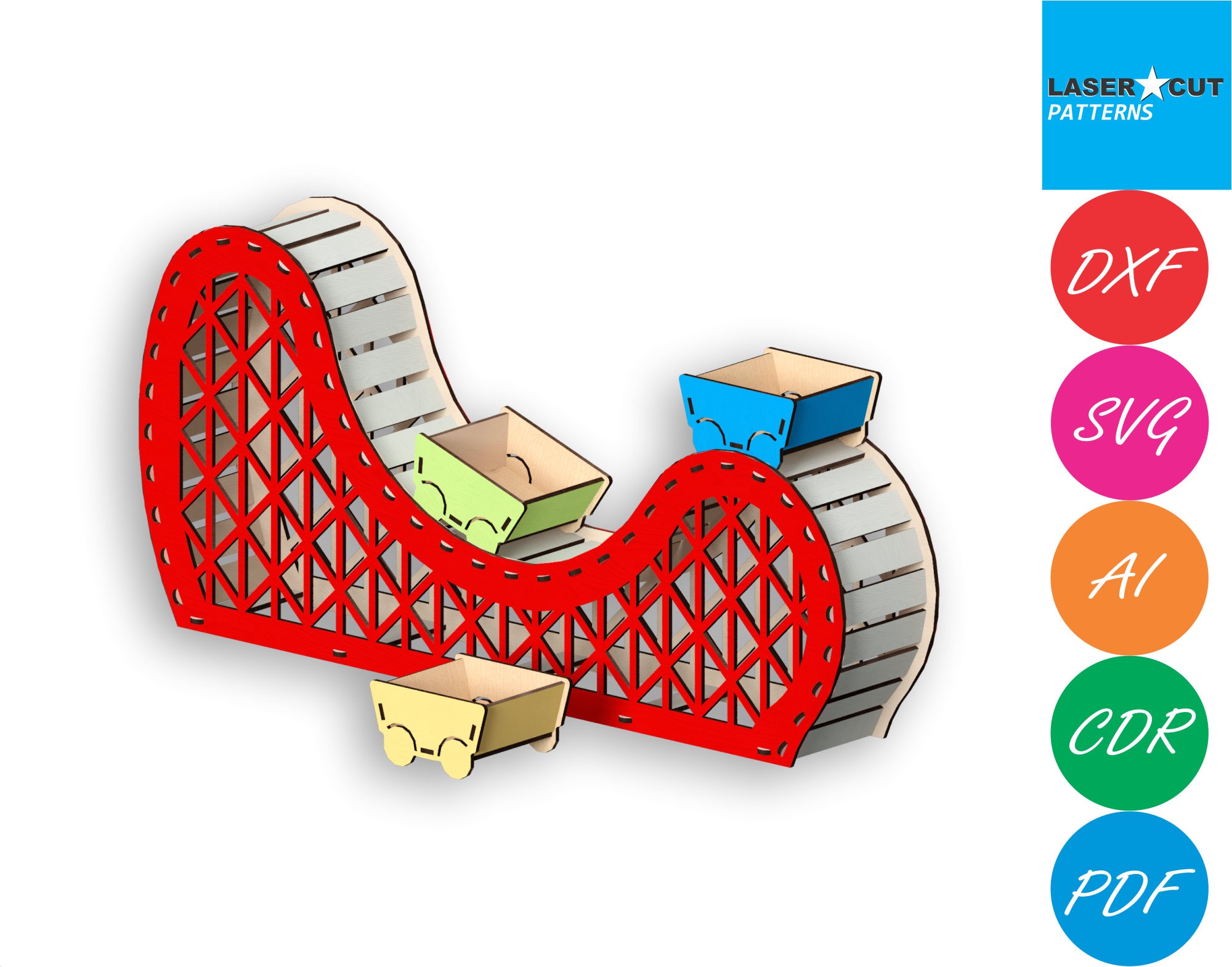 Paper Roller Coaster Kit - Etsy