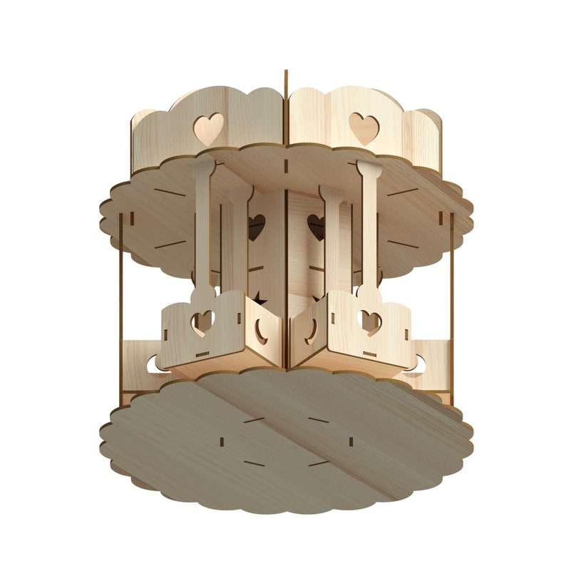 Candy Bar CarouselLaser Cut Files laser cut template Vector | Etsy