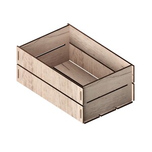 Huacal Fruit Box Pattern, Laser Cut Files, Laser Cut Template, Laser ...