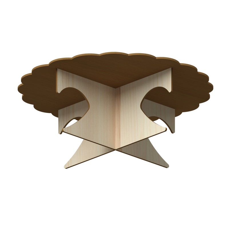 Cake StandLaser Cut Files laser cut template Vector for | Etsy