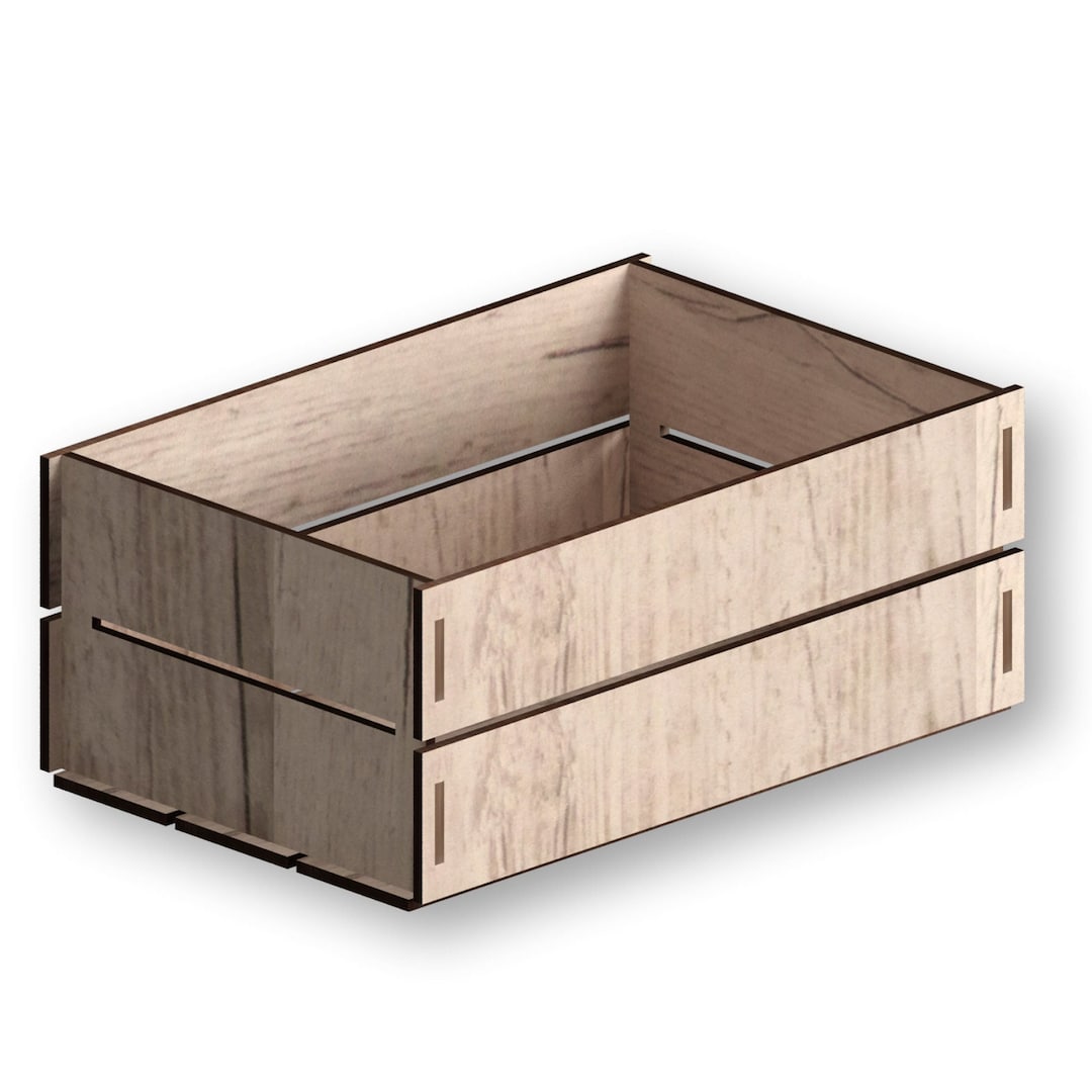 Huacal Fruit Box Pattern, Laser Cut Files, Laser Cut Template, Laser ...