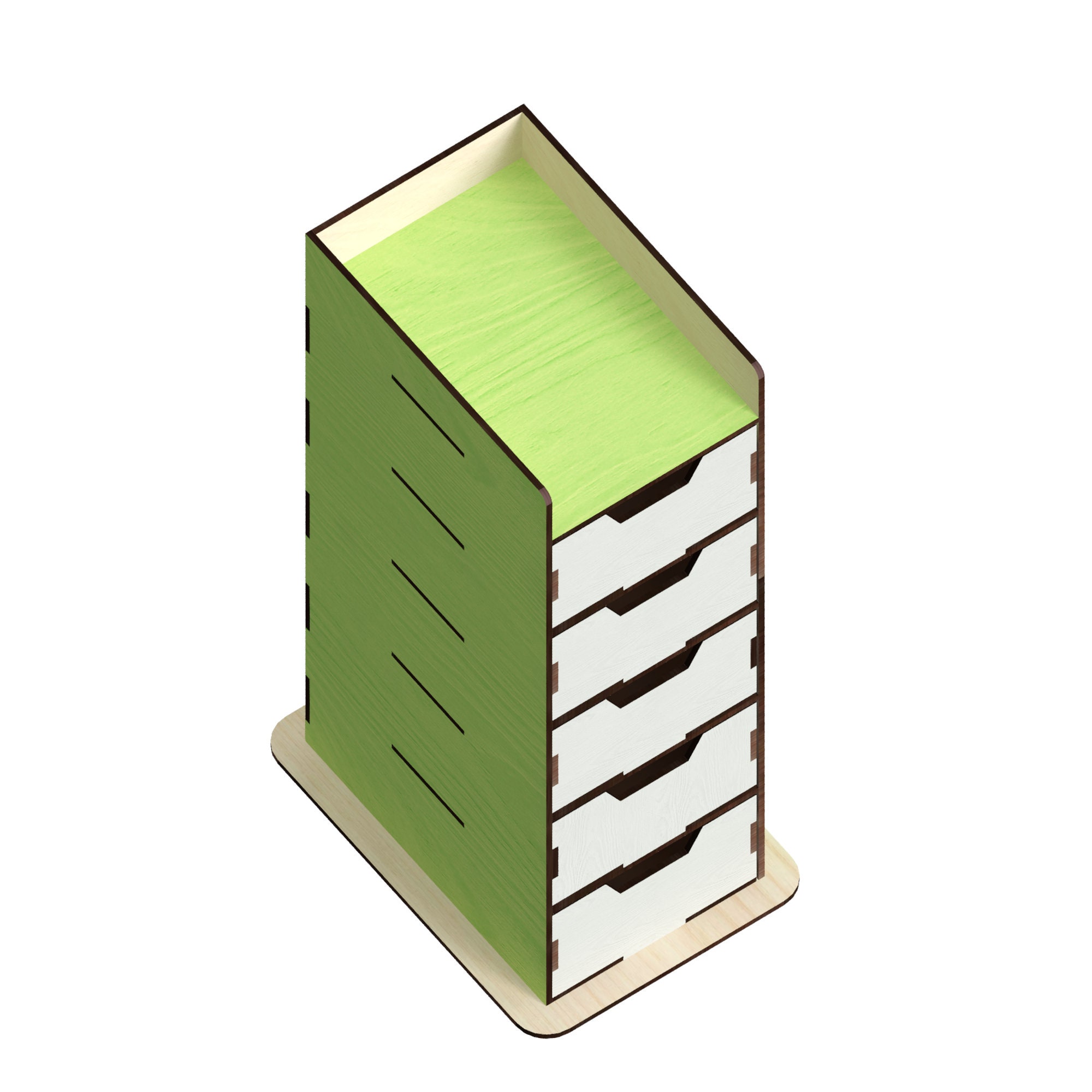 Drawer Organizerlaser Cut Files Svgdxfpdfaicdreps | Etsy