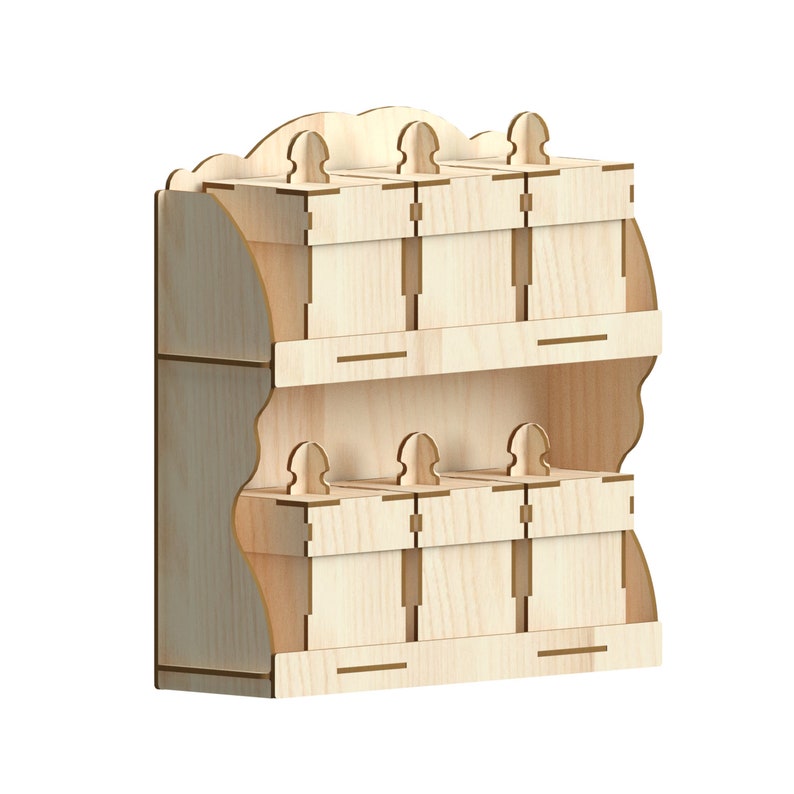 Spice Rack Laser Cut Files laser cut template laser cut | Etsy