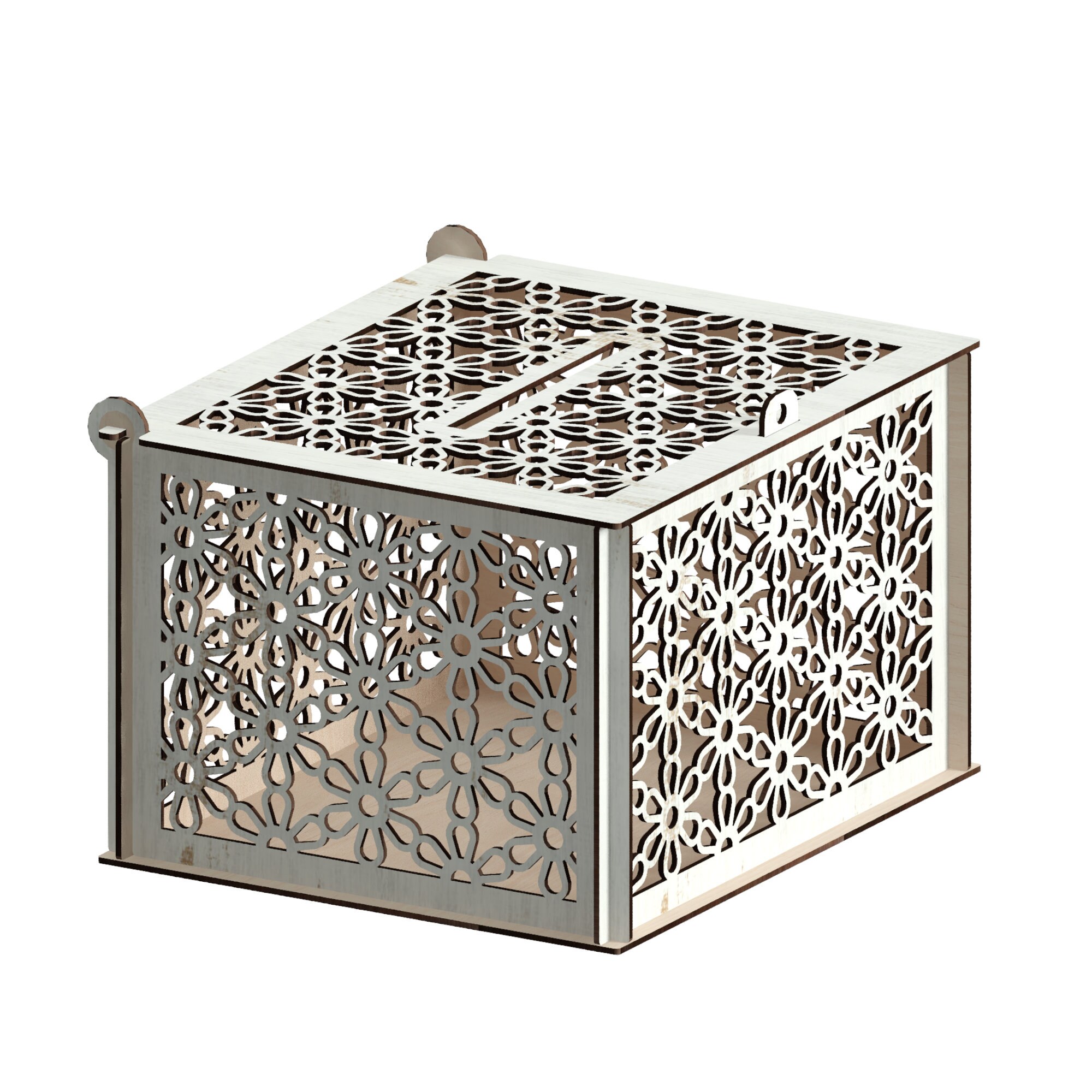 Wedding Card Box, Laser Cut Files - Svg+dxf+pdf+ai+cdr+eps - Laser ...