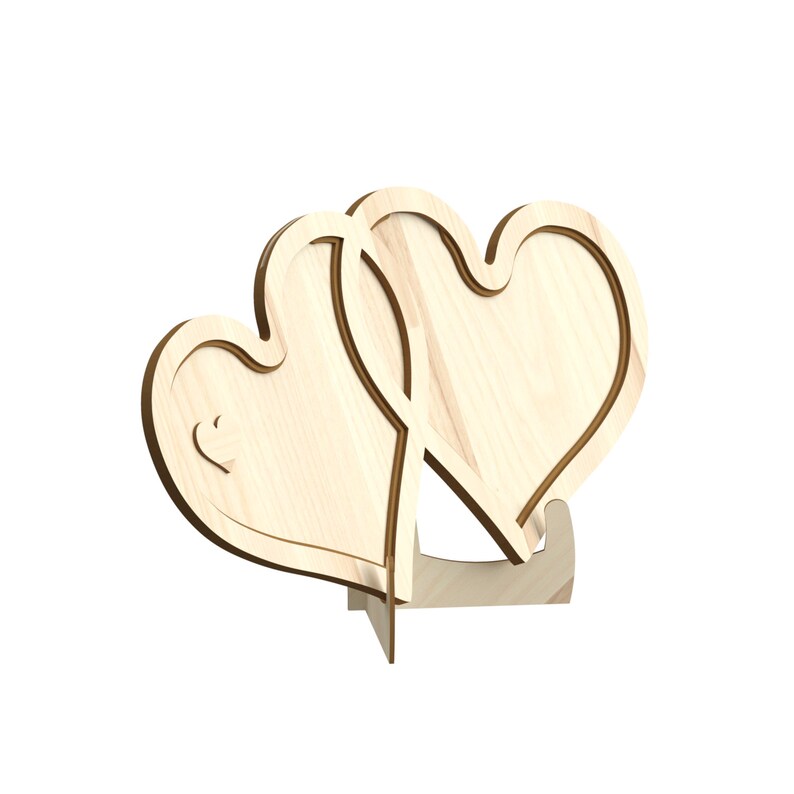 Wedding Heart drop box Laser Cut Files | Etsy